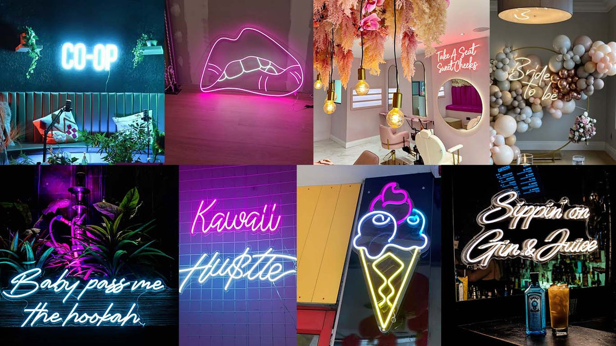 Enseigne lumineuse à LED | Le Néon Bleu – leneonbleu